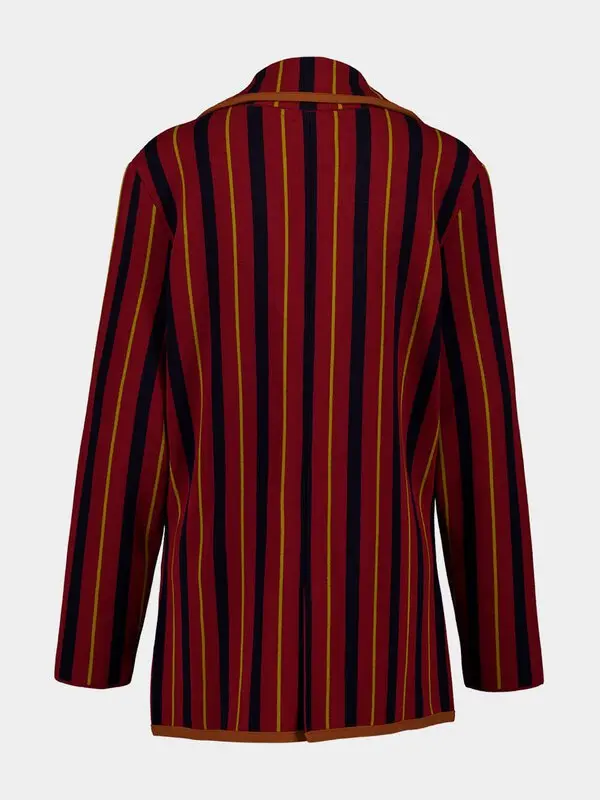 PAULA Aurora Knitted Striped Blazer