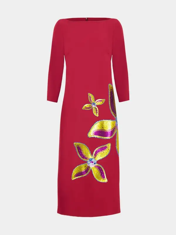 PAULA Bellona Dahlia Sequin Long Dress