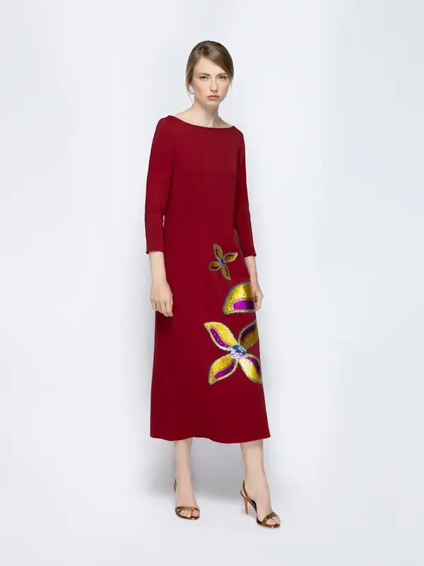 PAULA Bellona Dahlia Sequin Long Dress
