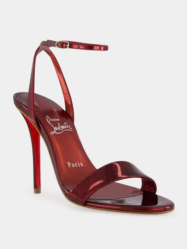 CHRISTIAN LOUBOUTIN Miss Z 100 Leather Sandals - Red