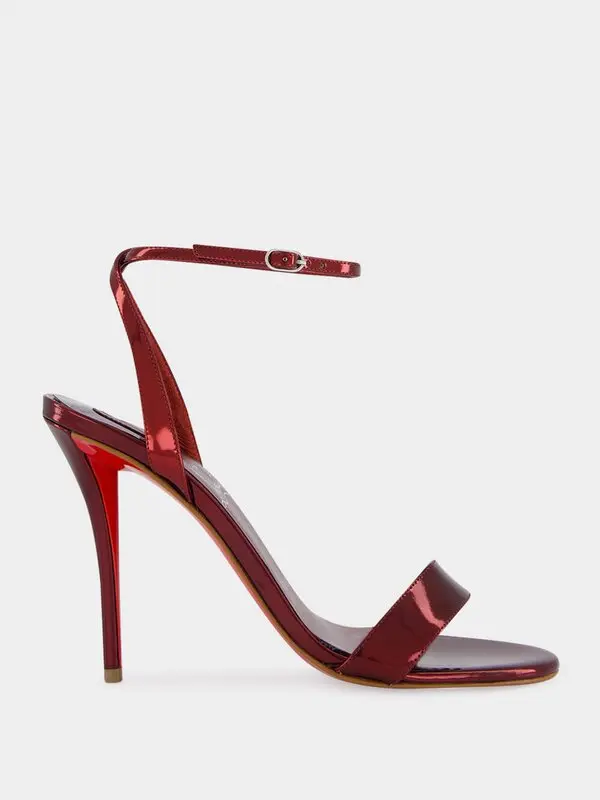CHRISTIAN LOUBOUTIN Miss Z 100 Leather Sandals - Red