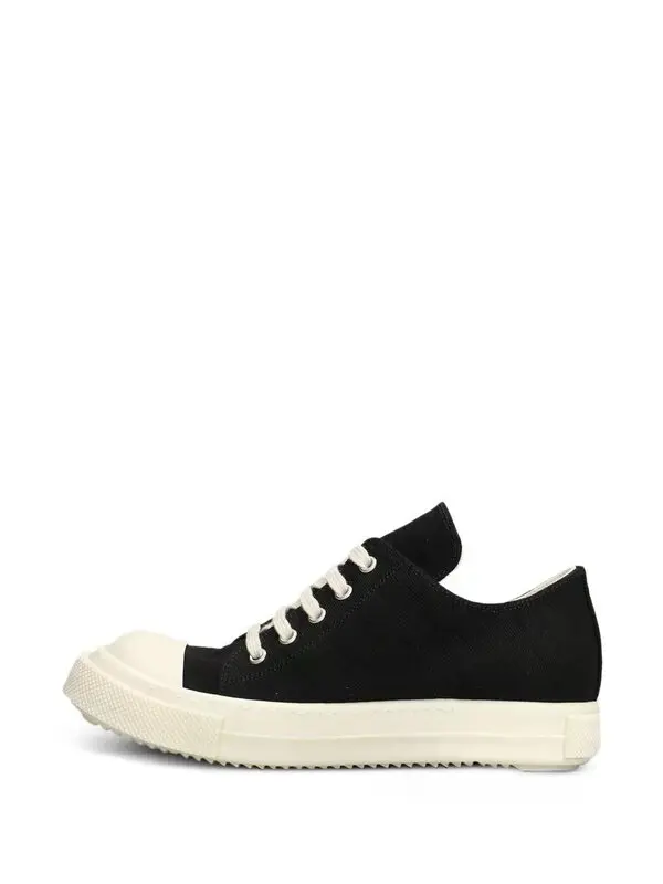 Rick Owens Extreme Eyelet Detail Sneakers - Black
