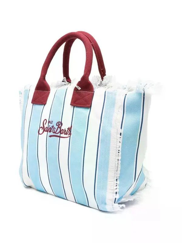 MC2 SAINT BARTH Striped Tote Bag - Blue