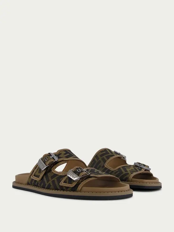 Fendi Feel Sandals - Brown