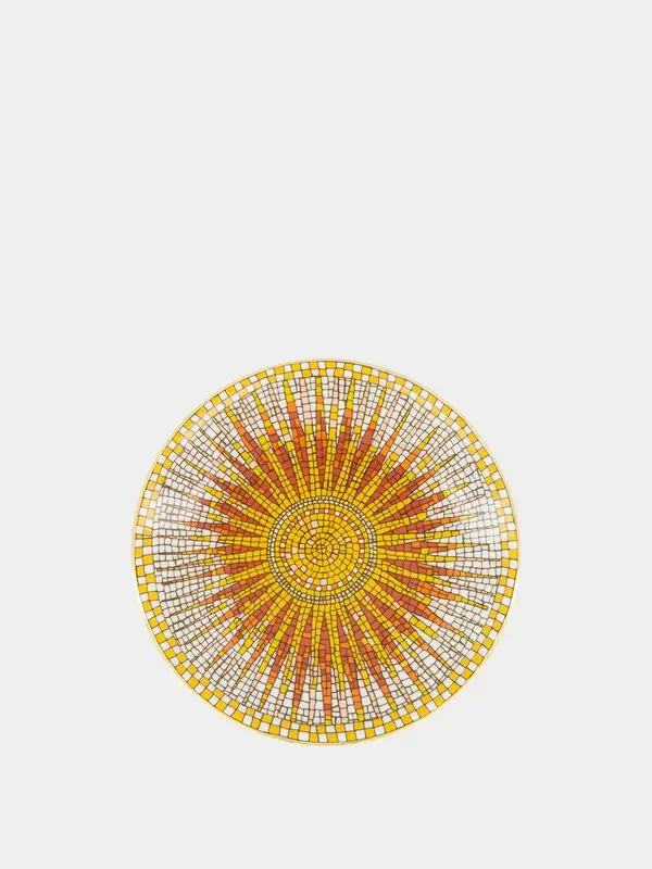 La DoubleJ Sunrays Porcelain Mini Plate - Yellow