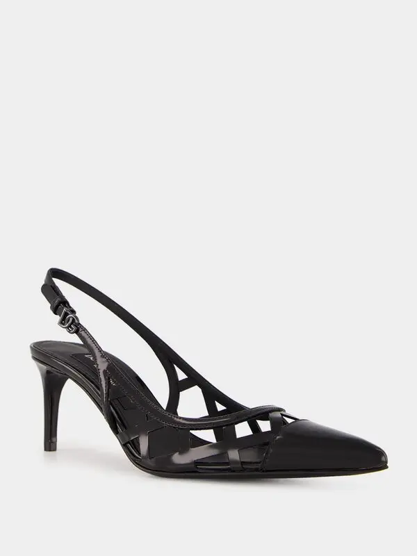 Dolce & Gabbana Leather Slingback Heels