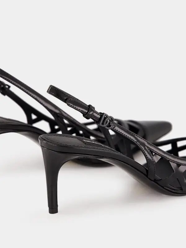 Dolce & Gabbana Leather Slingback Heels