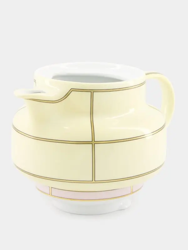 GINORI 1735 Giallo Porcelain Diva Teapot - Yellow