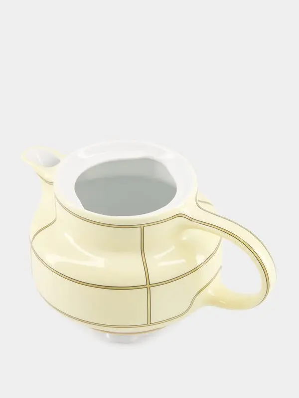 GINORI 1735 Giallo Porcelain Diva Teapot - Yellow