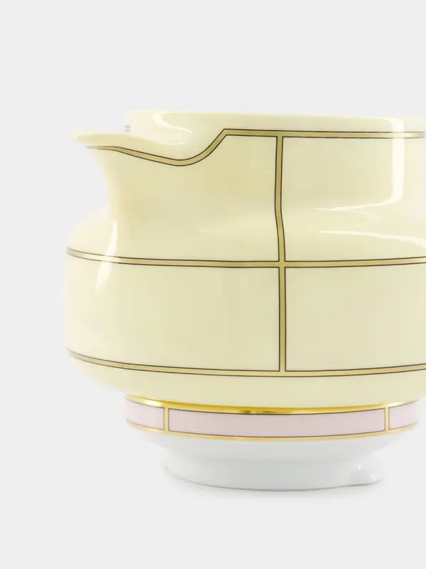 GINORI 1735 Giallo Porcelain Diva Teapot - Yellow