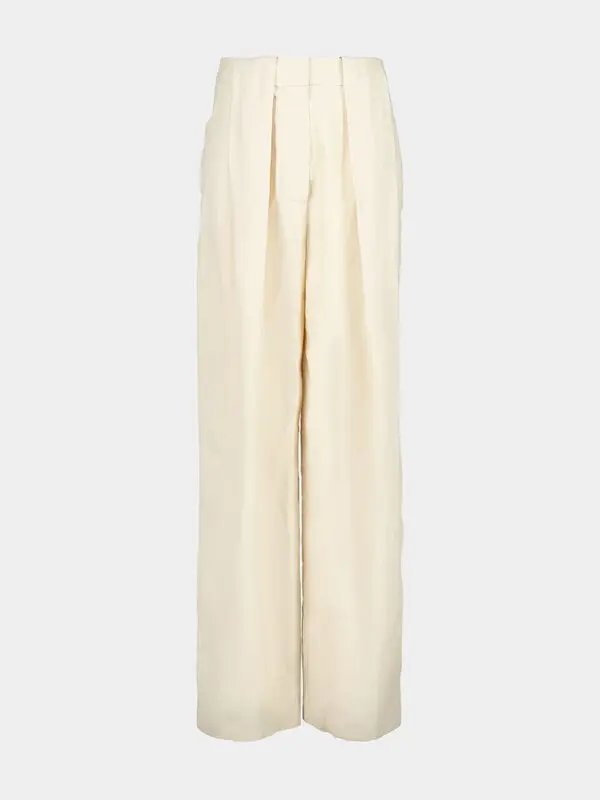 Stella McCartney Slouchy Panelled Trousers - Yellow