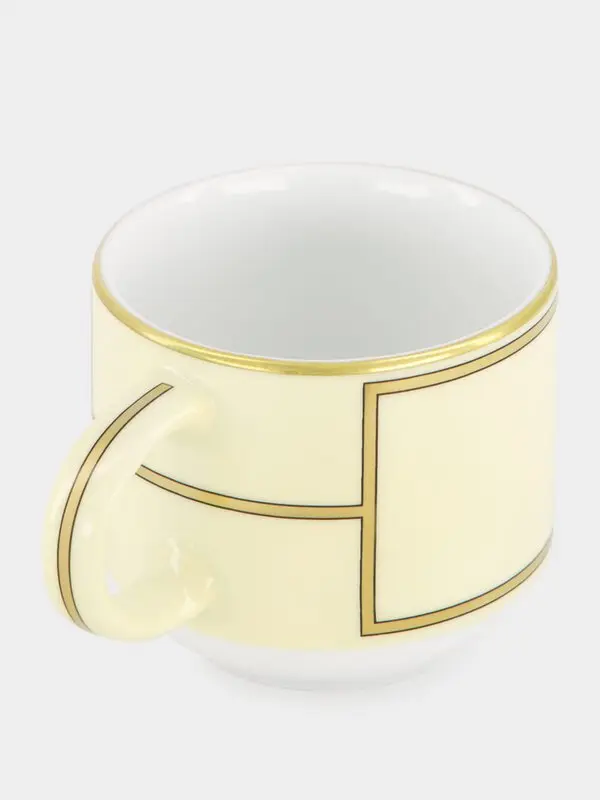 GINORI 1735 Porcelain Diva Coffee Cup - Yellow