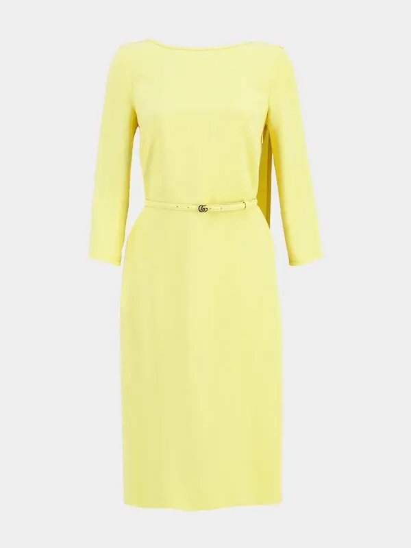 Gucci Silk Cady Mid-length Dress
