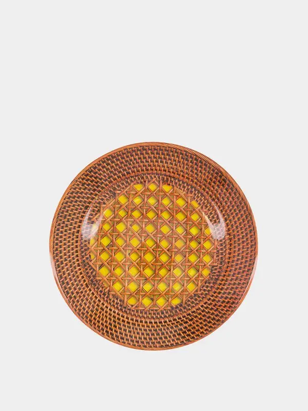 MARIO LUCA GIUSTI Patagonia Dessert Plate - Yellow