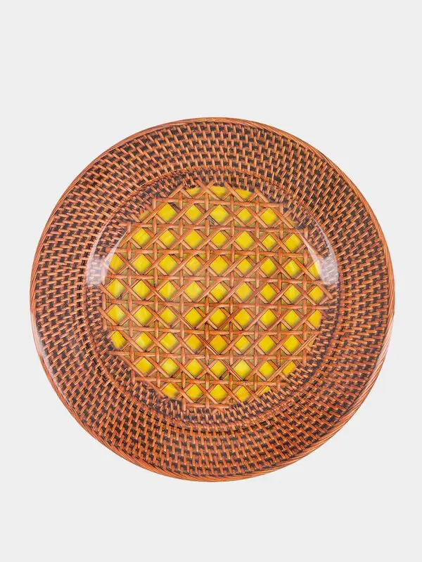 MARIO LUCA GIUSTI Patagonia Dinner Plate By - Yellow