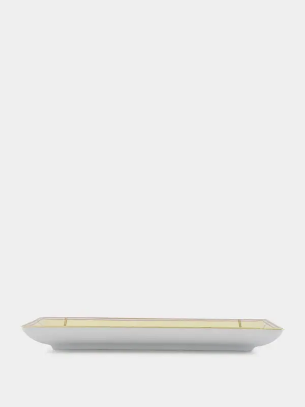GINORI 1735 Giallo Porcelain Diva Rectangular Tray