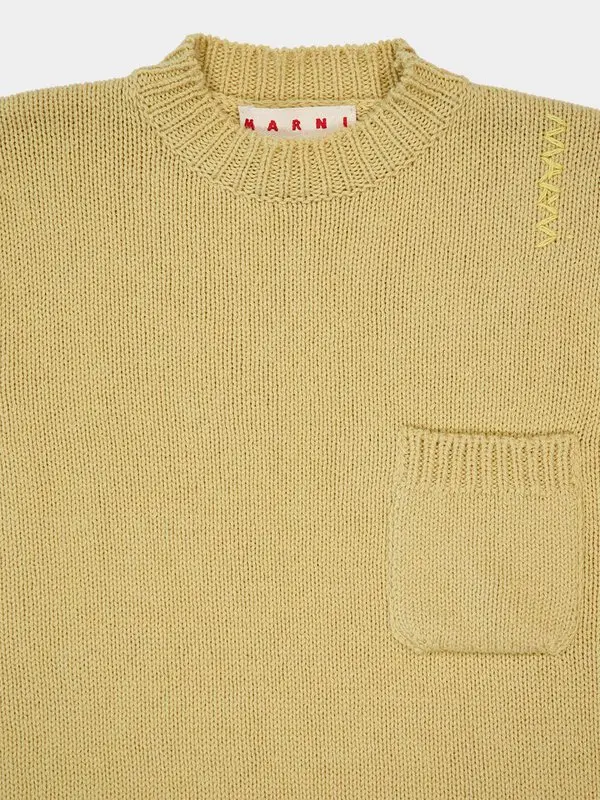 Marni Virgin Wool Sweater With Pocket