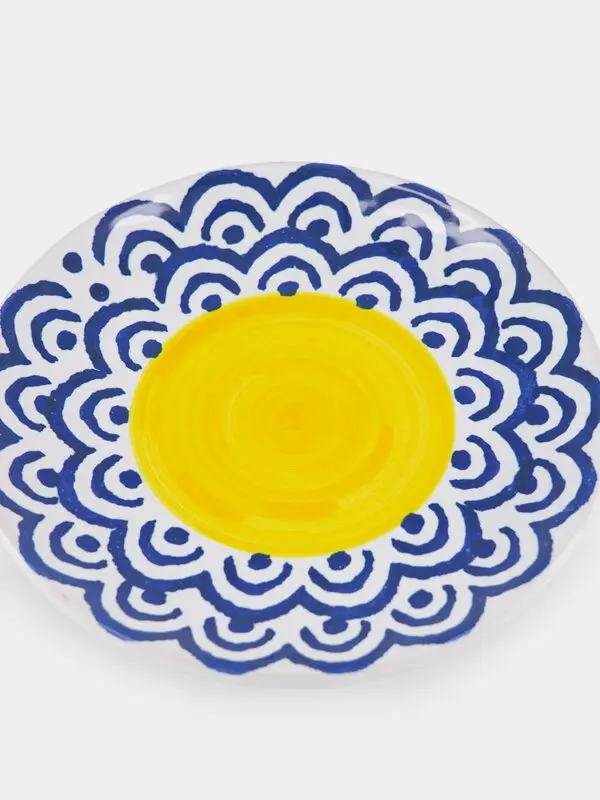 LES-OTTOMANS Sicilian Sunrise Ceramic Plate