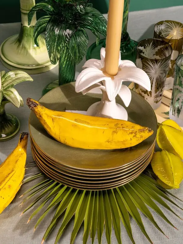 Studio Bongard Ceramic Banana Sculpture - Yellow