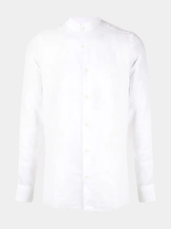 Frescobol Carioca Jorge Linen Shirt - White