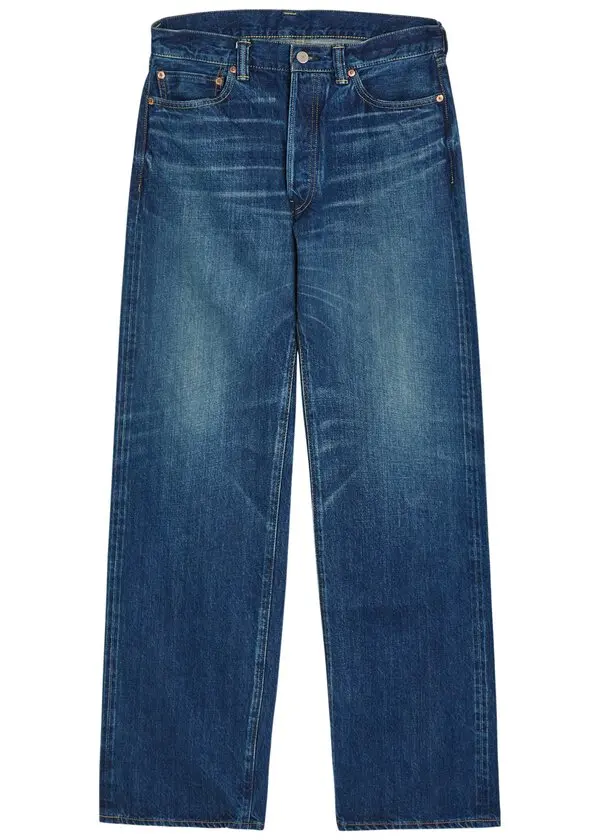 BLUE BLUE Relaxed Wide-leg Jeans