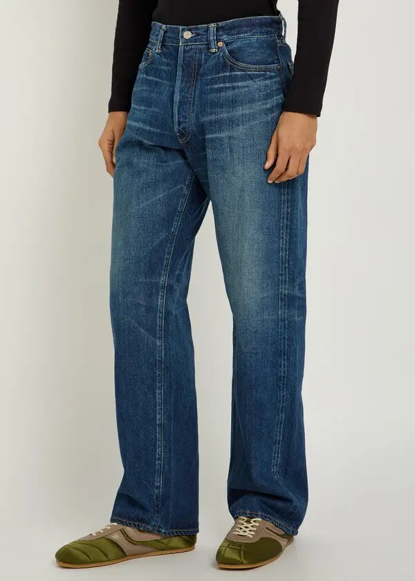 BLUE BLUE Relaxed Wide-leg Jeans