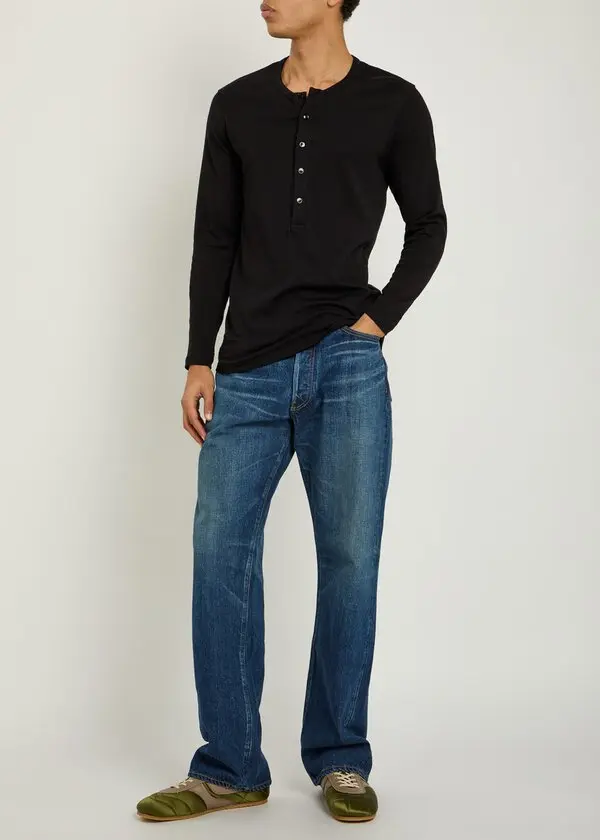 BLUE BLUE Relaxed Wide-leg Jeans