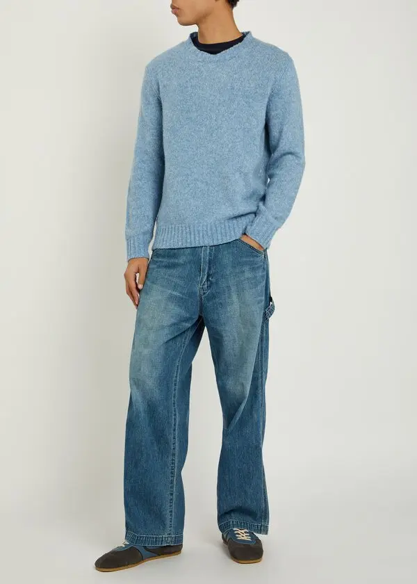 BLUE BLUE Relaxed Straight-leg Jeans