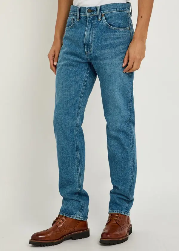 BLUE BLUE Slim Straight-leg Jeans