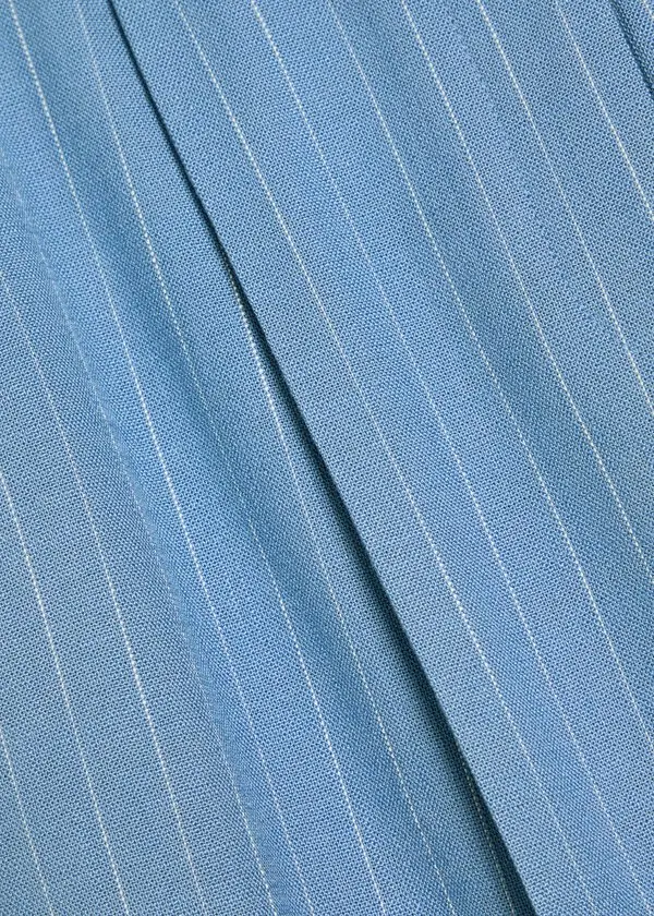 Veronica Beard Heyser Striped Wide-leg Trousers