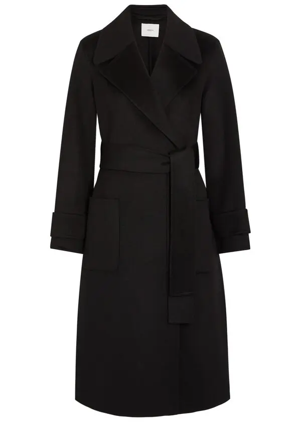 JOSEPH Arlina Wool And Cashmere-blend Coat - Black