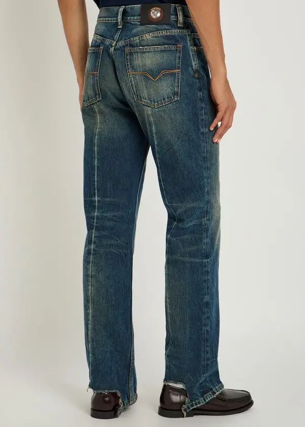 Versace Straight-leg Jeans - Blue