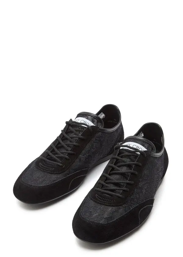 JIMMY CHOO Panelled Lace Sneakers