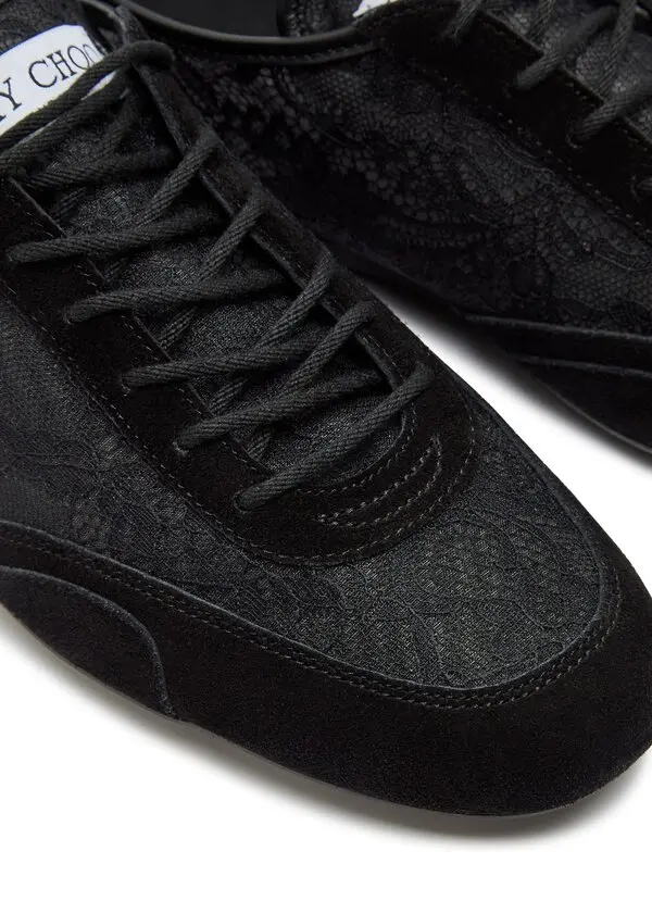 JIMMY CHOO Panelled Lace Sneakers