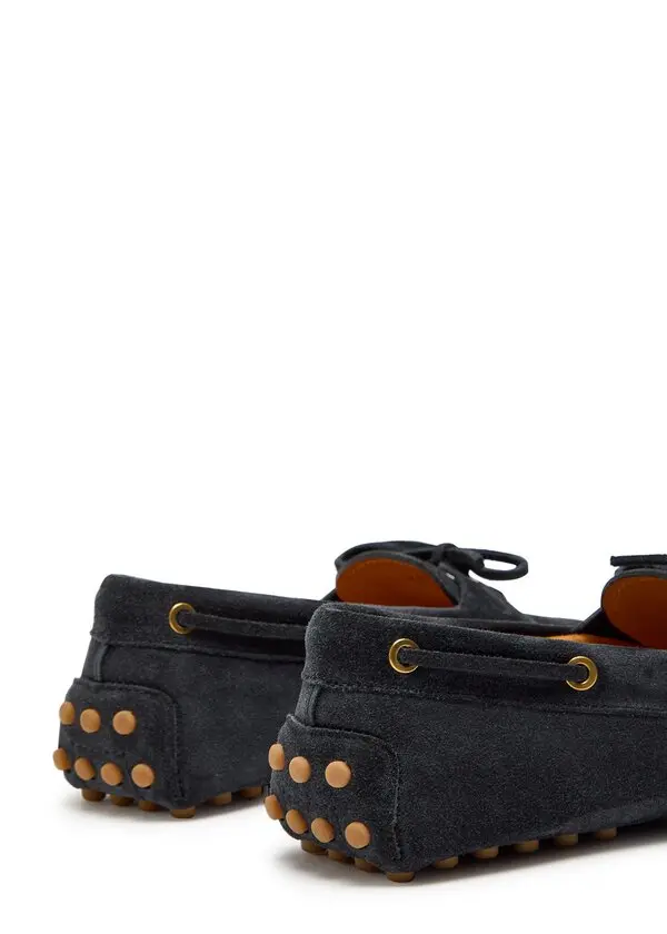 TOD'S Gommino Suede Loafers - Blue