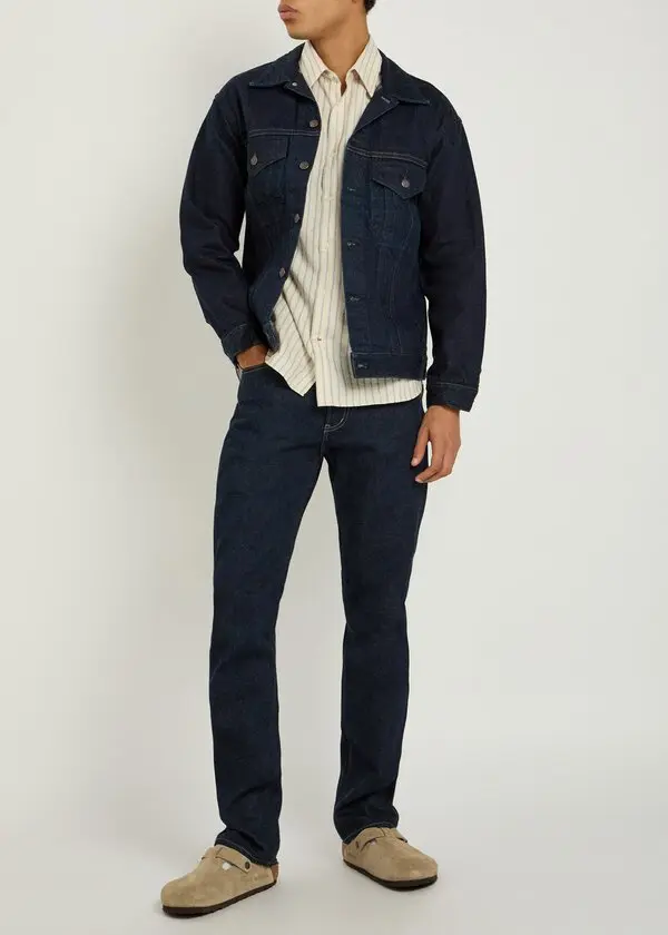 BLUE BLUE Slim Straight-leg Jeans