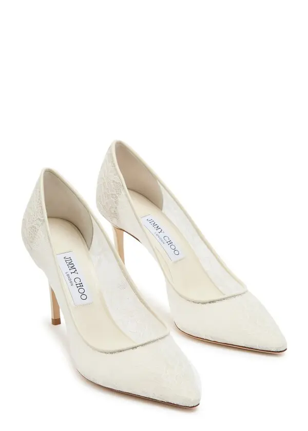 JIMMY CHOO Romy 85 Lace Pumps
