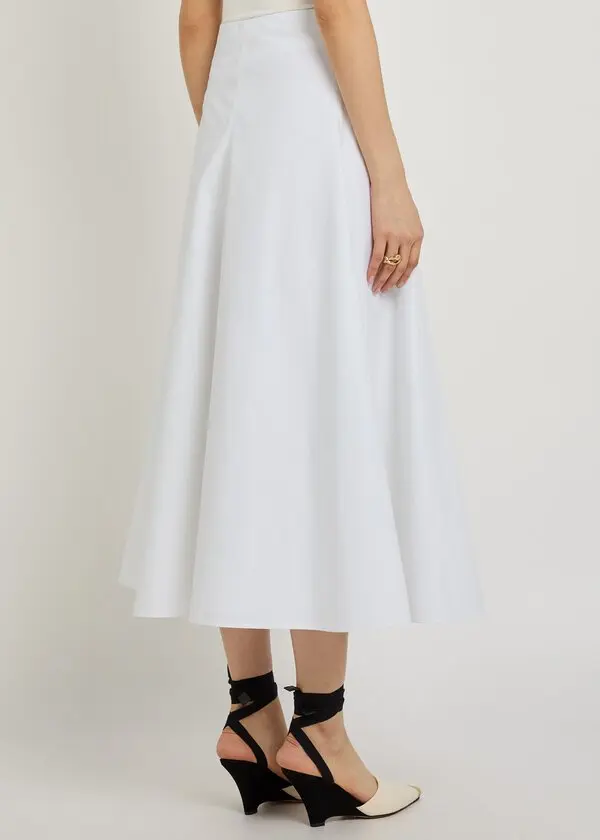 Jacquemus La Jupe Triangle Cotton-blend Midi Skirt