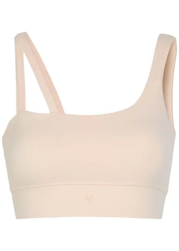 NOW YOU LIVE Glen Stretch-jersey Sports Bra