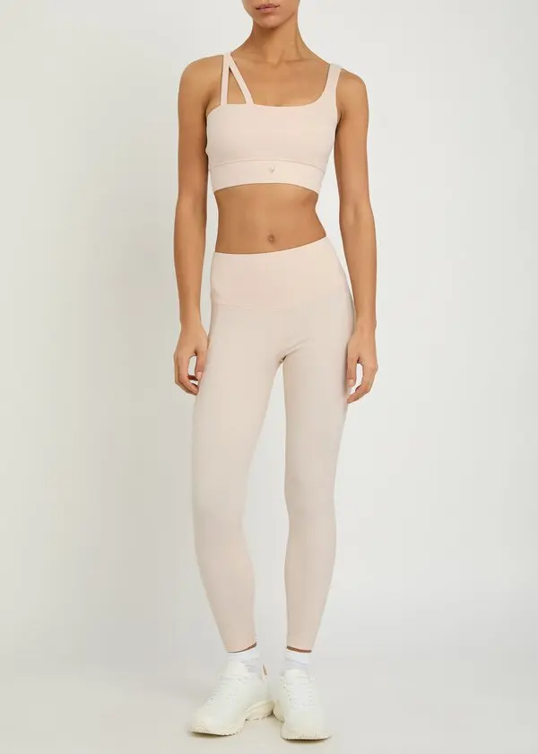NOW YOU LIVE Glen Stretch-jersey Sports Bra
