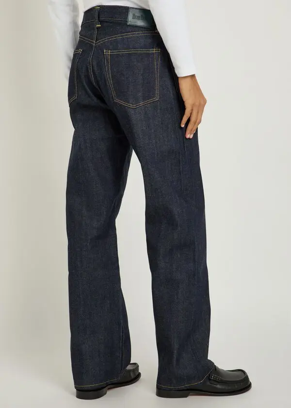 BLUE BLUE Relaxed Wide-leg Jeans