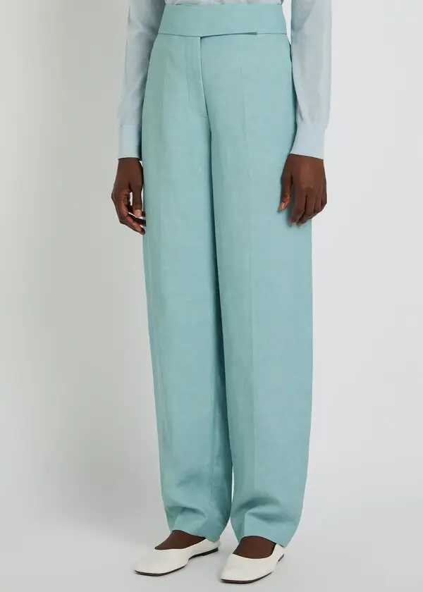 JOSEPH Aix Tapered-leg Woven Trousers