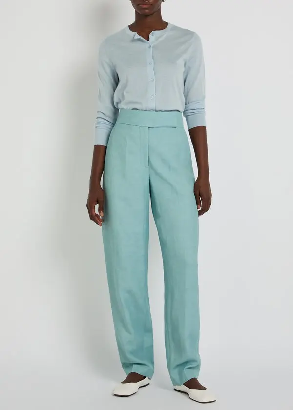 JOSEPH Aix Tapered-leg Woven Trousers