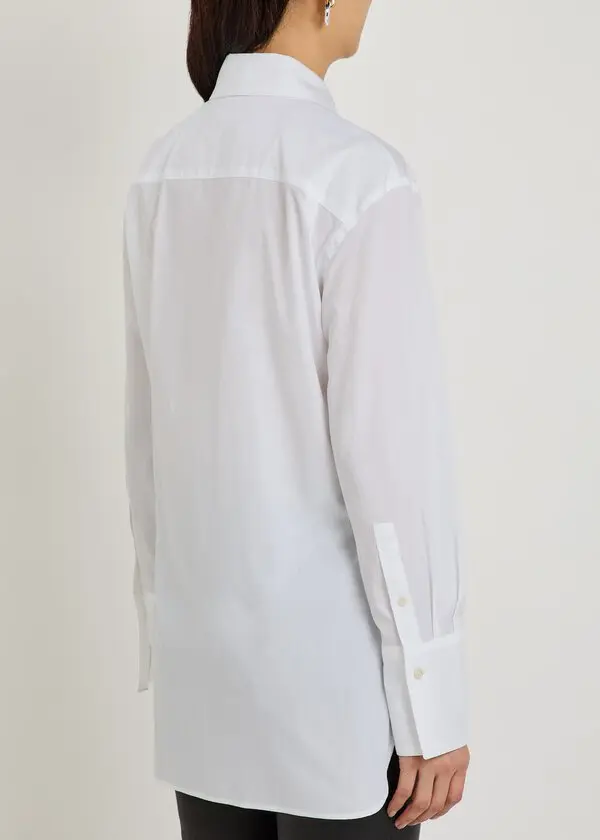 JOSEPH Nellie Cotton-poplin Blouse