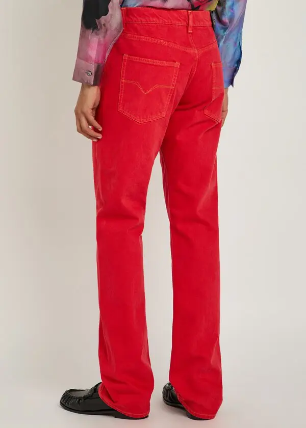 Versace Straight-leg Jeans - Red