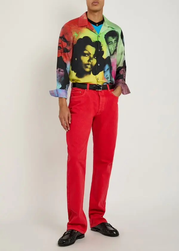 Versace Straight-leg Jeans - Red