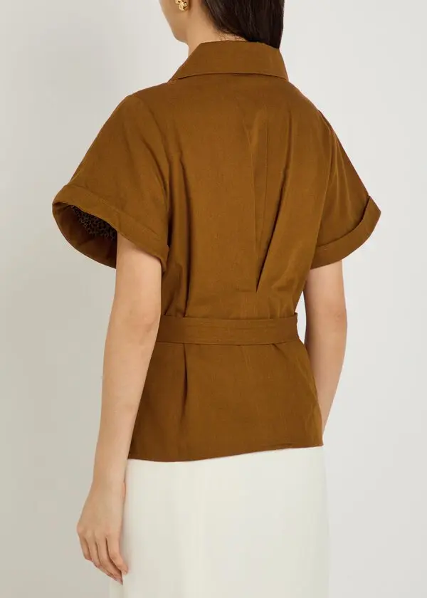 SKIIM Eloise Belted Cotton Jacket