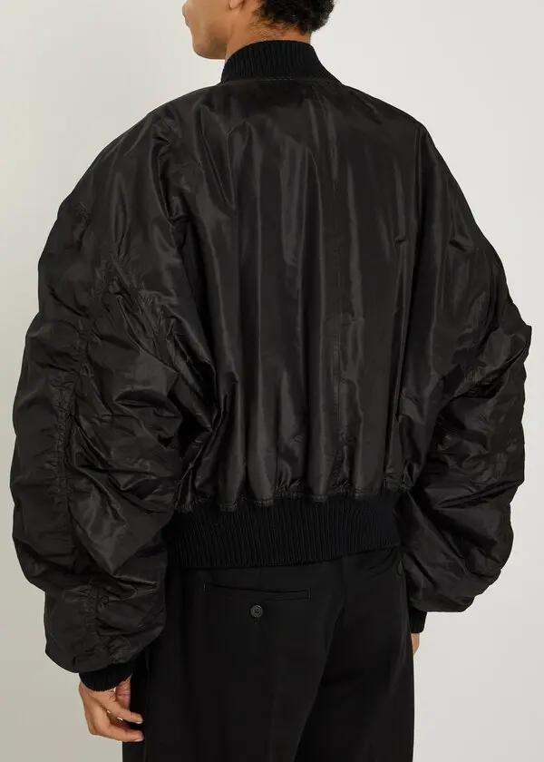 Rick Owens Silk Bomber Jacket