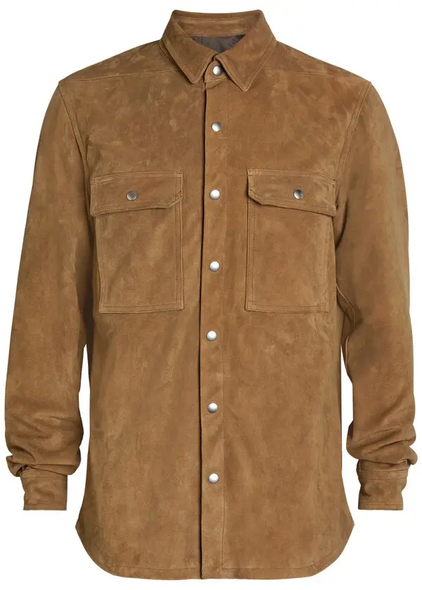 Rick Owens Suede Overshirt