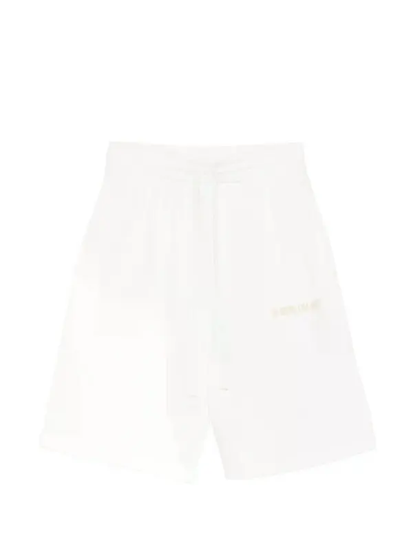 IH NOM UH NIT Logo-print Knee-length Shorts - White